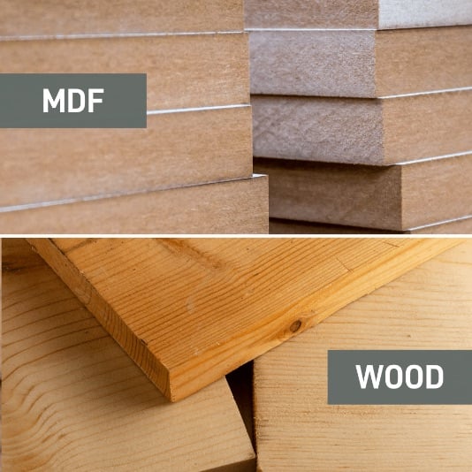 What Are The Differences Between MDF and Real Wood?